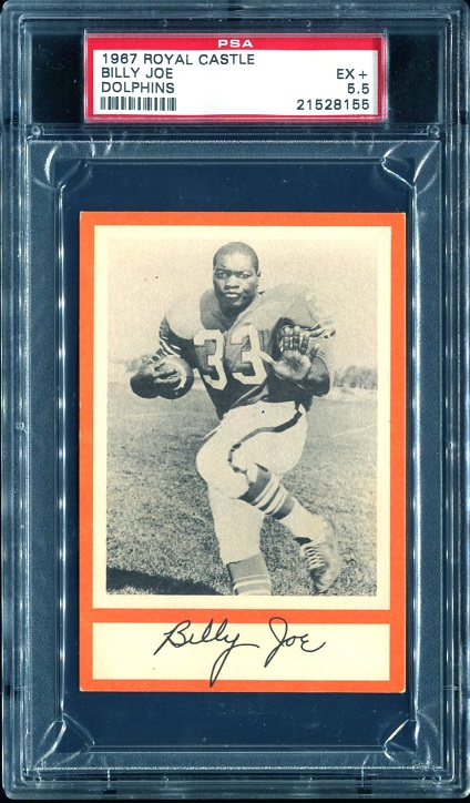 1967 Royal Castle Dolphins #14 - Billy Joe - PSA 5.5 - Nearmint's ...